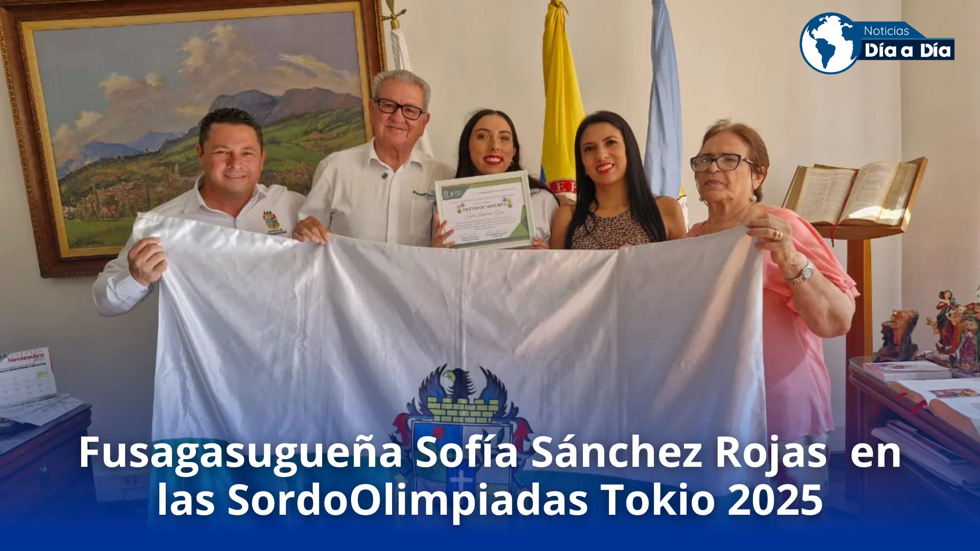 Sofía Sánchez Rojas portará la bandera de Fusagasugá en las ...