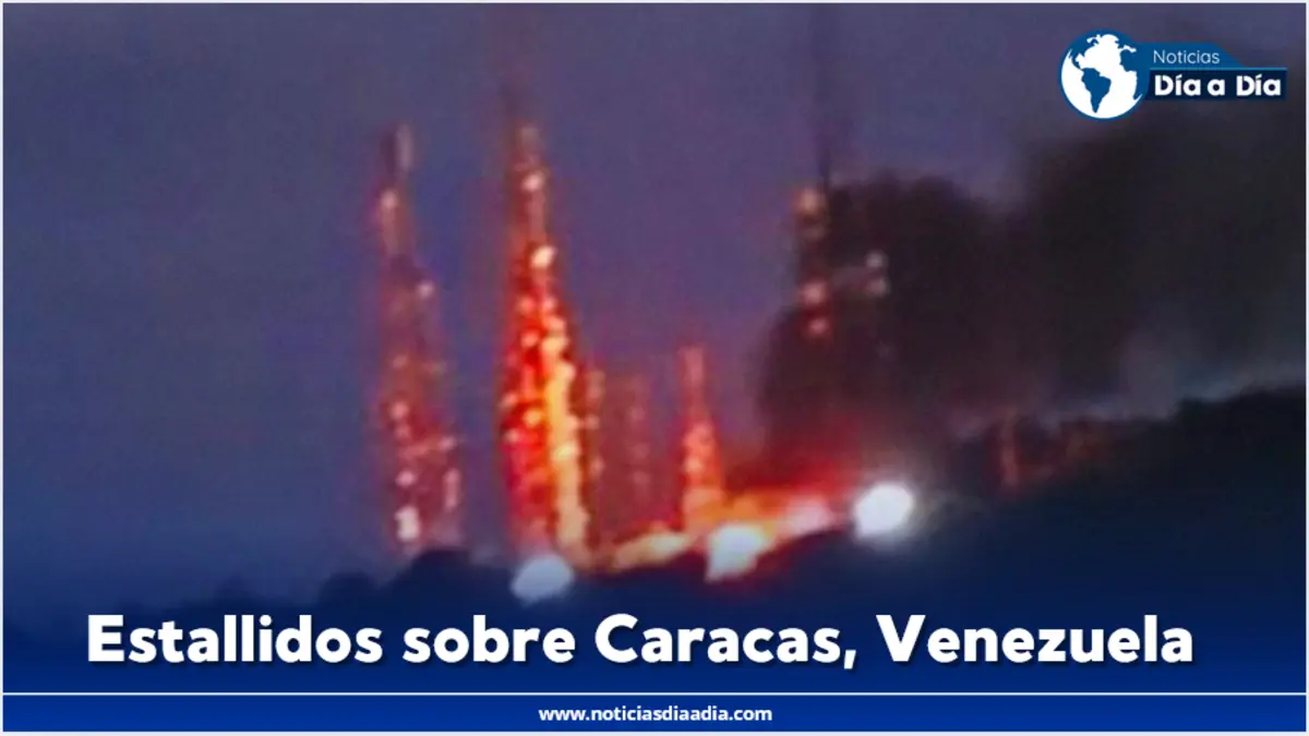 ¡Atención! Fuertes explosiones en Caracas, Venezuela - Noticias de hoy ...