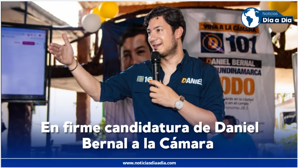 Cundinamarca: en firme candidatura de Daniel Bernal a la Cámara de ...